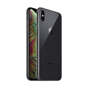 apple iphone xs max, us version, 64gb, space gray - unlocked (renewed)