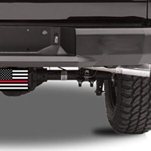 Thin Red Line Flag Trailer Hitch Cover Plug US Firefighter Fire Fighter Truck Department FD