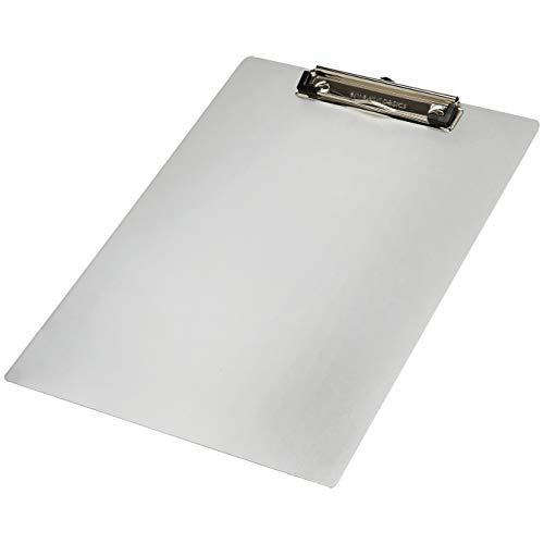 Amazon Basics Aluminum Office Clipboard, Letter Size, Pack of 2