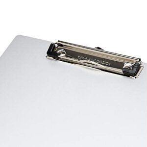 Amazon Basics Aluminum Office Clipboard, Letter Size, Pack of 2