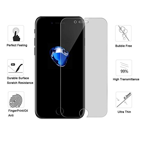 Pehael [2 Pack] Privacy Screen Protector for iPhone SE 2022 3nd Generation/iPhone SE 2020 2nd Generation/iPhone 8/iPhone 7 Anti-Spy Tempered Glass Film Upgrade 9H Hardness Case Friendly Easy Installation Bubble Free [4.7 inch]