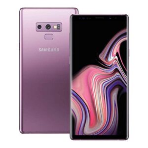 samsung galaxy note 9, 128gb, lavender purple - gsm carriers (renewed)