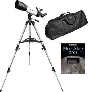 orion 10282 starblast 90mm altazimuth travel refractor telescope