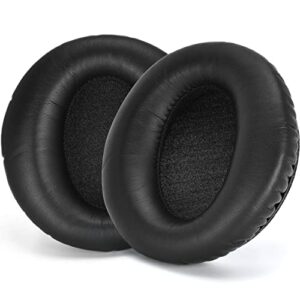 e7 round ear pads - replacement ear cushion foam compatible with cowin e7 / e7 pro active noise cancelling headphone, softer leather,high-density noise cancelling foam, (not fit se7 model)