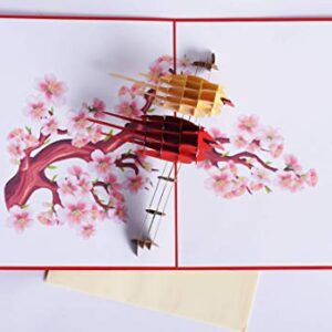 3D Popup Card of Cardinal Bird, Paper Art & Handicrafts, Greeting Cards, Handmade Gifts by PQDGlobal (Cardinal couple)