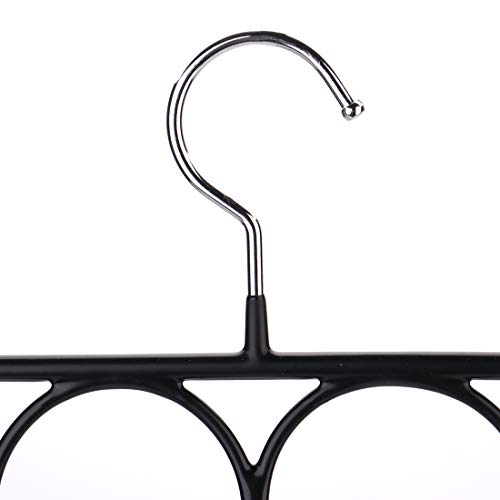 Tosnail 3 Pack Total 48 Rings Steel Non-Slip Tie Hanger Scarf Hangers Scarf Organizer Scarf Holder Legging Hanger Closet Space Saver