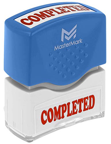 Completed Stamp – MasterMark Premium Pre-Inked Office Stamp