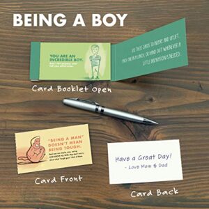 Lunch Box Notes for Boys Bundle - 3 Packs of 20 Unique Inspirational, Motivational and Kindness Note Cards