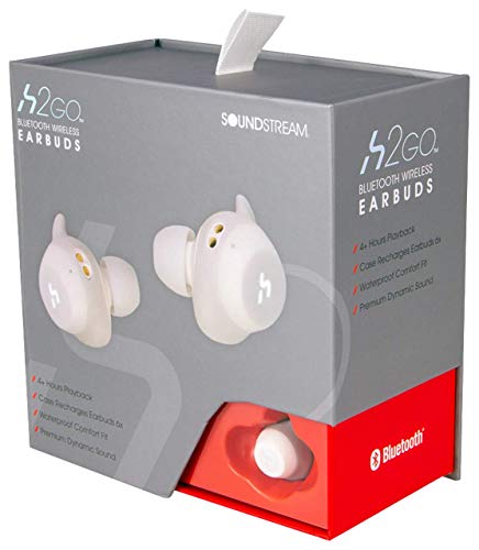 Soundstream h2GO True Wireless Earbuds (White)