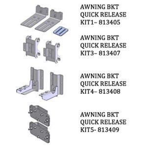 ARB 813409 Awning Bracket Quick Release Kit 5, Compatible for All ARB Awning Models