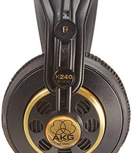 AKG K240 Studio Semi-Open Over-Ear Professional Studio Headphones with Knox Gear Headphone Amplifier