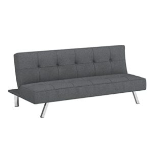 serta rane convertible sofa bed, charcoal