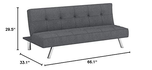 Serta Rane Convertible Sofa Bed, Charcoal