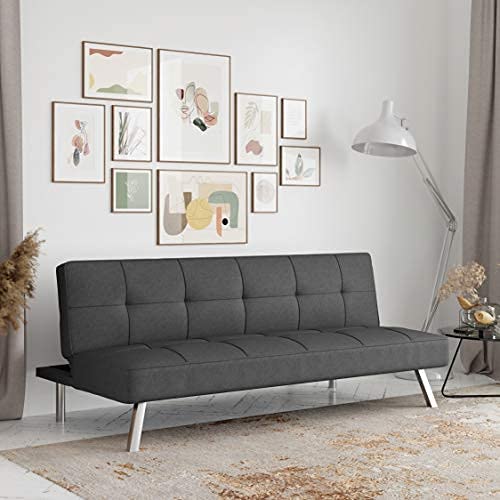 Serta Rane Convertible Sofa Bed, Charcoal