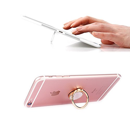 Phone Ring Holder Stand Rose Gold Pink Geometric Marble Universal Thin Finger Ring Grip 360° 180°Flip Ring Stand Grip Mount Compatible for Smartphones