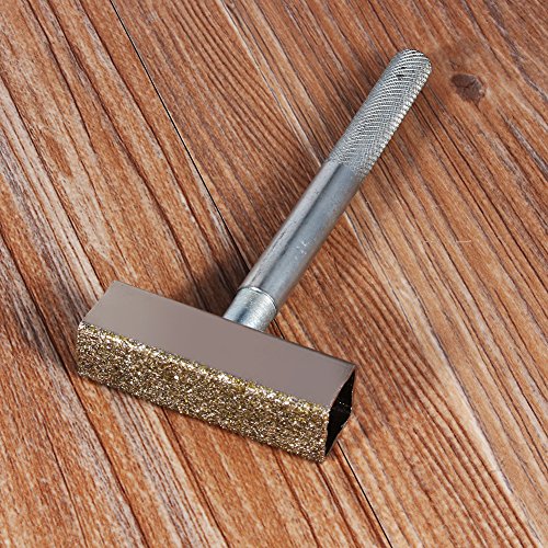 Acogedor Diamond Grinding Wheel Dresser，Diamond Stone Dresser Tool with Flat Diamond Coated Surface for Truing Grinding & Deburring Wheels