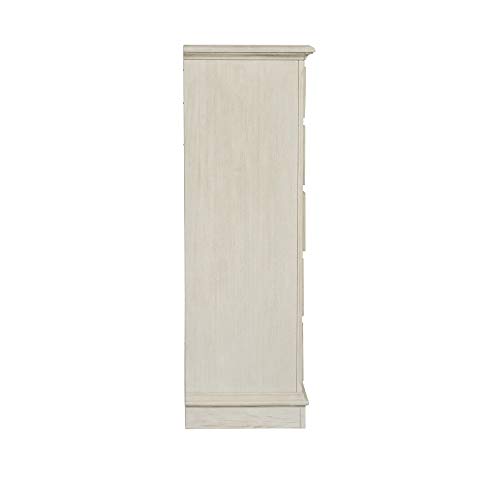 Liberty Furniture Industries Bayside 5 Drawer Chest, W38 x D18 x H54, White