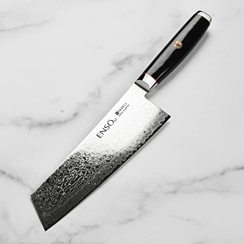 Enso SG2 Bunka Knife - Made in Japan - 101 Layer Stainless Damascus, 7"