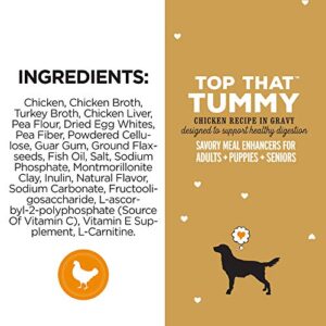 "I and love and you" Top That Tummy Wet Dog Food Pouch, Chicken Recipe In Gravy, 3 oz (Pack of 12)