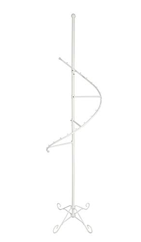 FixtureDisplays® 60" High Spiral Clothing Rack with 20 Ball Stops, Versatile Apparel Hanger Floor Stand Display Rack 16967-NPF