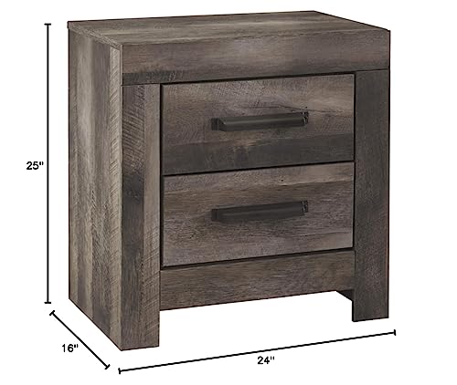 Signature Design by Ashley Wynnlow Nightstand, Dark Weathered Gray