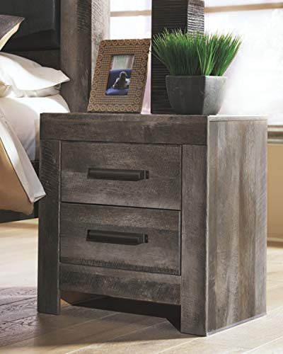 Signature Design by Ashley Wynnlow Nightstand, Dark Weathered Gray