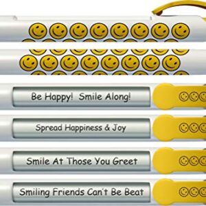 Greeting Pen Smiley Face Rotating Message 6 Pen Set (36573)