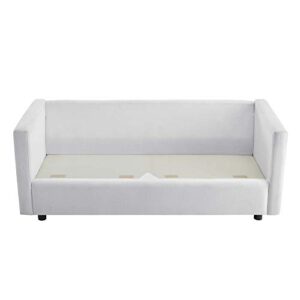 Modway EEI-3044 Activate Contemporary Modern Fabric Upholstered Apartment Sofa Couch In White