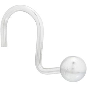 amazon basics shower curtain hooks - s-shaped hooks, nickel