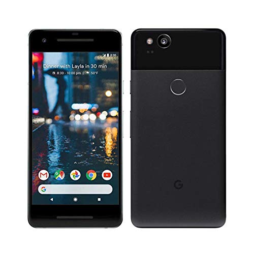 Google GA00139-US Pixel 2 64GB Just Black Verizon Wireless Smartphone (Renewed)