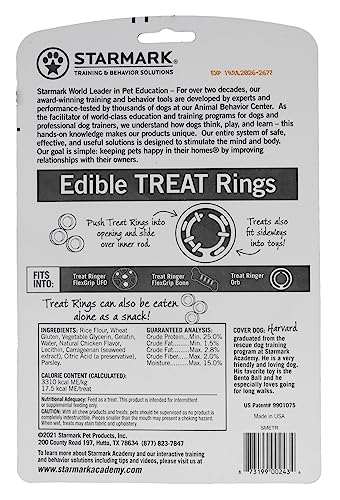 Starmark Edible Rings Dog Treats, 16 count