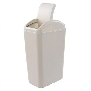 ramddy slim trash can, 14 liter modern swing garbage bin