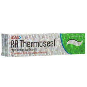 ra thermoseal rapid action toothpaste for sensitive teeth 100gm