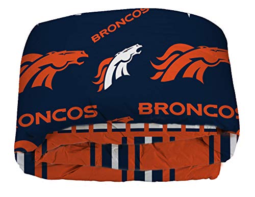 Northwest The Company Officially Licensed NFL Denver Broncos Queen Bed in a Bag Set, 86" x 86"