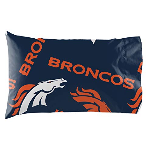 Northwest The Company Officially Licensed NFL Denver Broncos Queen Bed in a Bag Set, 86" x 86"