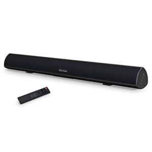 bestisan 80 watt soundbar, sound bars for tv of home theater system (bluetooth 5.0, hdmi, 34 inch, dsp audio, strong bass, wireless wired connections, bass adjustable, wall mountable)