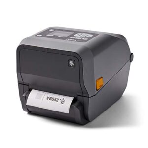 zebra zd620t thermal transfer desktop printer with lcd screen 300 dpi print width 4 in wifi bluetooth ethernet serial usb with peeler zd62143-t11l01ez