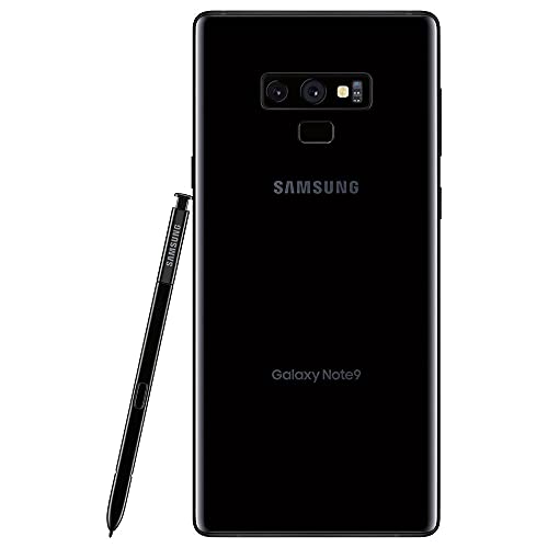 Samsung Galaxy Note 9, 128GB, Midnight Black - Unlocked (Renewed)