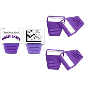 horse shave - disposable grooming razor. easier, safer, better (6-pack)