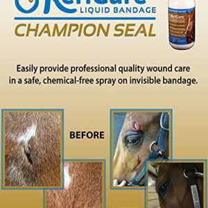 Champion Seal Liquid Bandage, 2 Pack Spray on Wound Care for Horses, Livestock, Large Animal First Aid, Woman Owned Small Business