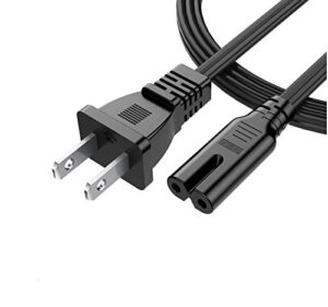 amsk power 2-prong 6 ft 6 feet ac cord wall for hp deskjet printer 3054 3055a 3056 3510 3511 3512 4135 6620