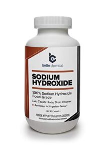 sodium hydroxide - pure - food grade (caustic soda, lye) (2 pound jar)