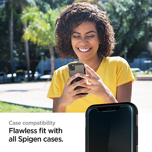 Spigen Tempered Glass Screen Protector [GlasTR EZ FIT] designed for iPhone 11 / iPhone XR [6.1 inch] [Case Friendly] - 2 Pack