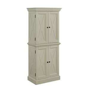 homestyles mountain lodge kitchen-pantries, off white