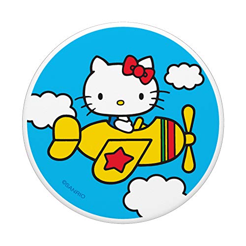 Hello Kitty Classic Airplane PopSockets PopGrip: Swappable Grip for Phones & Tablets