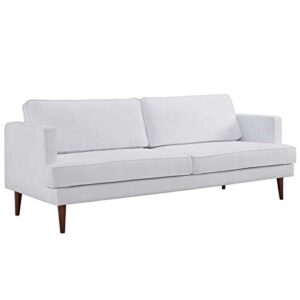 Modway Agile Upholstered Fabric Contemporary Modern Sofa In White