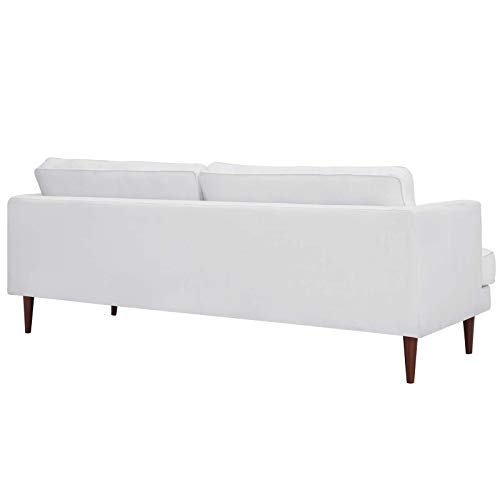 Modway Agile Upholstered Fabric Contemporary Modern Sofa In White