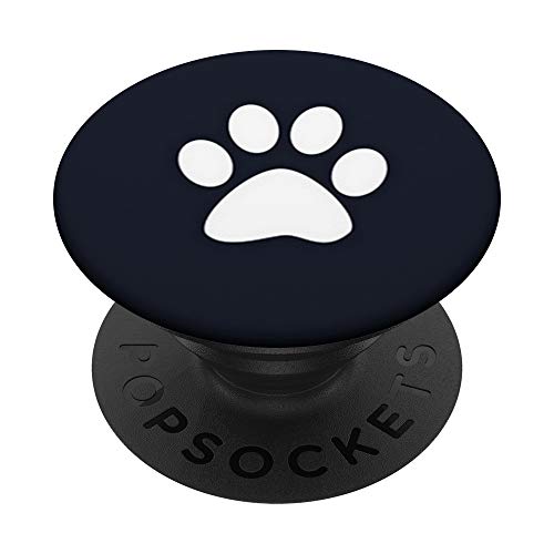 Paw Print Pop Up Cellphone Holder Grips,Cute Dog Popout Knob PopSockets PopGrip: Swappable Grip for Phones & Tablets