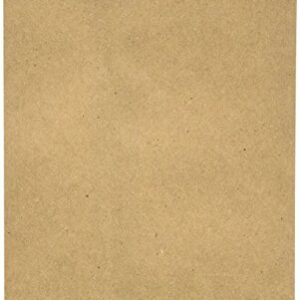 100 Pack Brown Kraft Paper Bags, 5" x 7.5" Inches, Good for Candy, Cookies, Doughnut, Crafts, Party Favor, Sandwich, Jewelry, Retail Shops, Merchandise- by RJ Displays