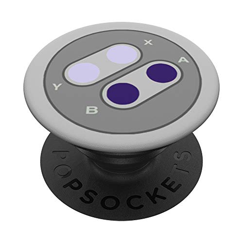 Gamer Buttons - ABXY - Video Game - Video Gamer PopSockets PopGrip: Swappable Grip for Phones & Tablets